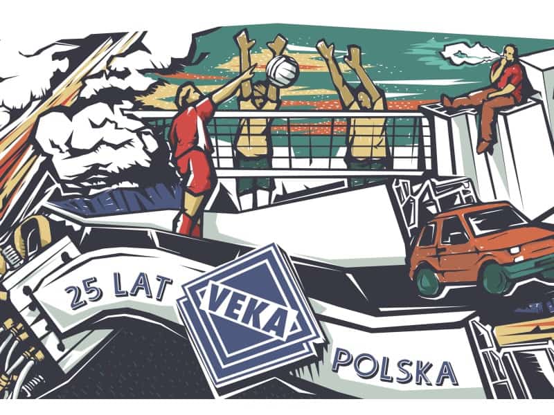 25 lat VEKA Polska na muralu 🏠 | Zbudujmydom.pl